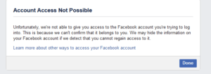 Recover Your Hacked Facebook Account